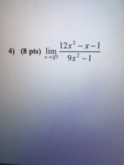 Solved 12x2 -x -1 x?1 | Chegg.com