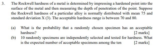 Solved The Rockwell hardness of a metal is determined by | Chegg.com