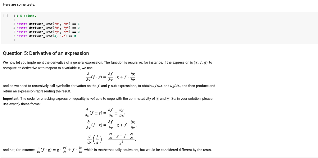 Solved Symbolic Expressions The notation we developed | Chegg.com