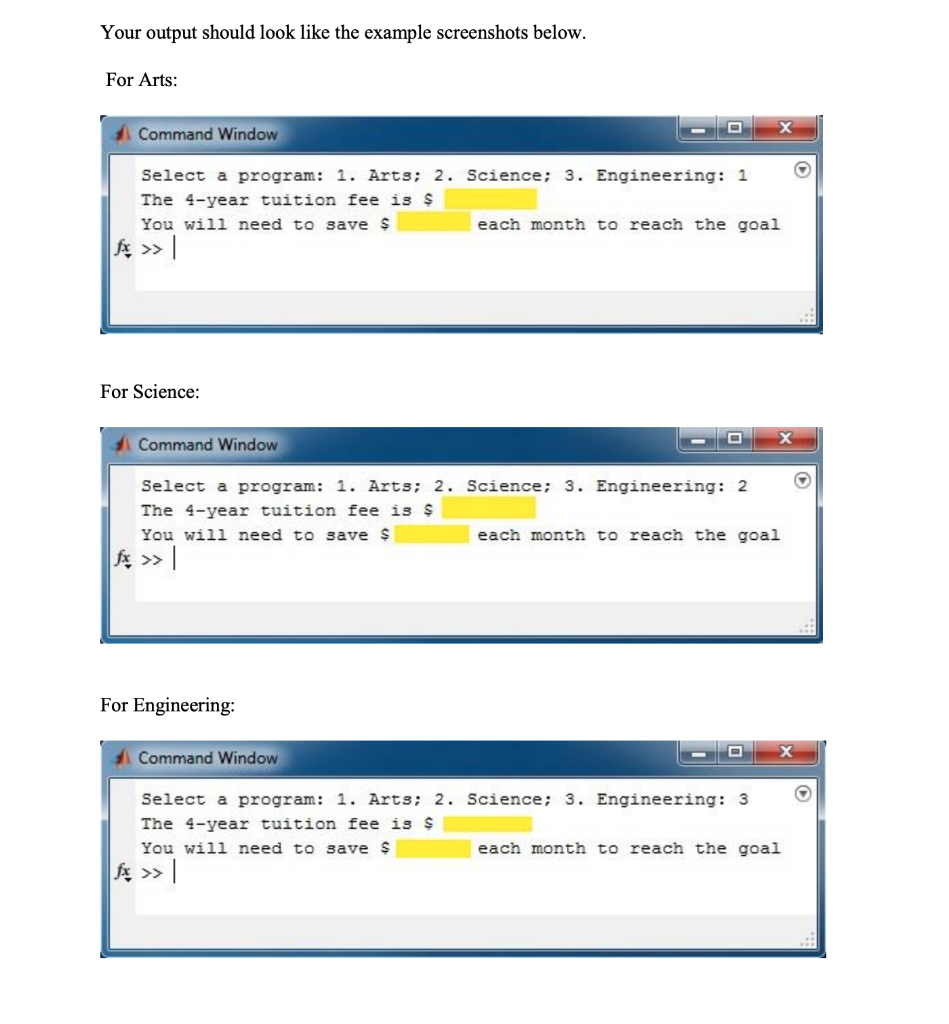 Solved Problem and Program Details: With the help of an RESP | Chegg.com