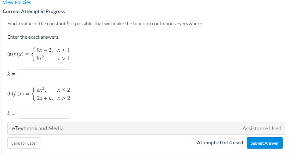 Solved View Policies Current Attempt in Progress Find a | Chegg.com