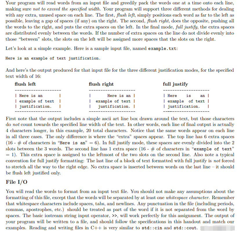 Solved Your program will read words from an input file and | Chegg.com