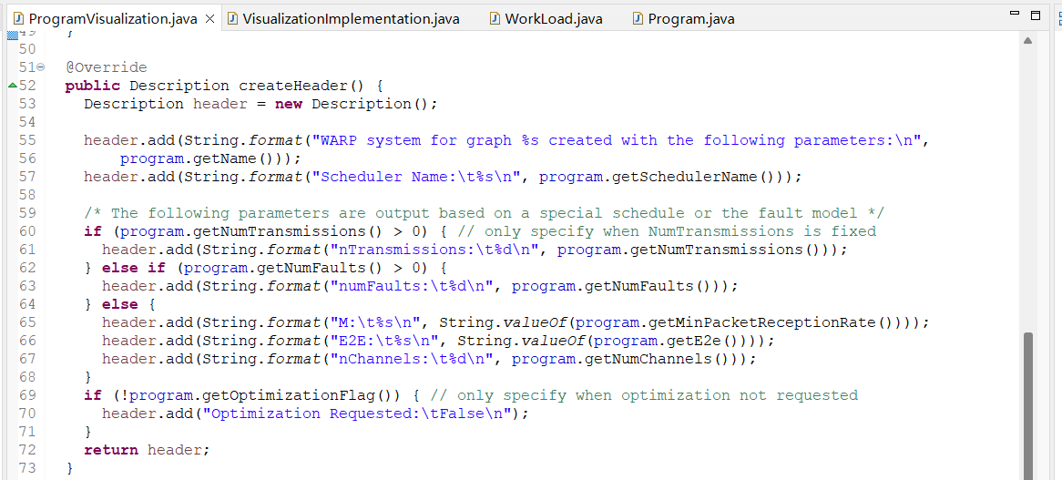 Solved Please describe what each of the following methods | Chegg.com