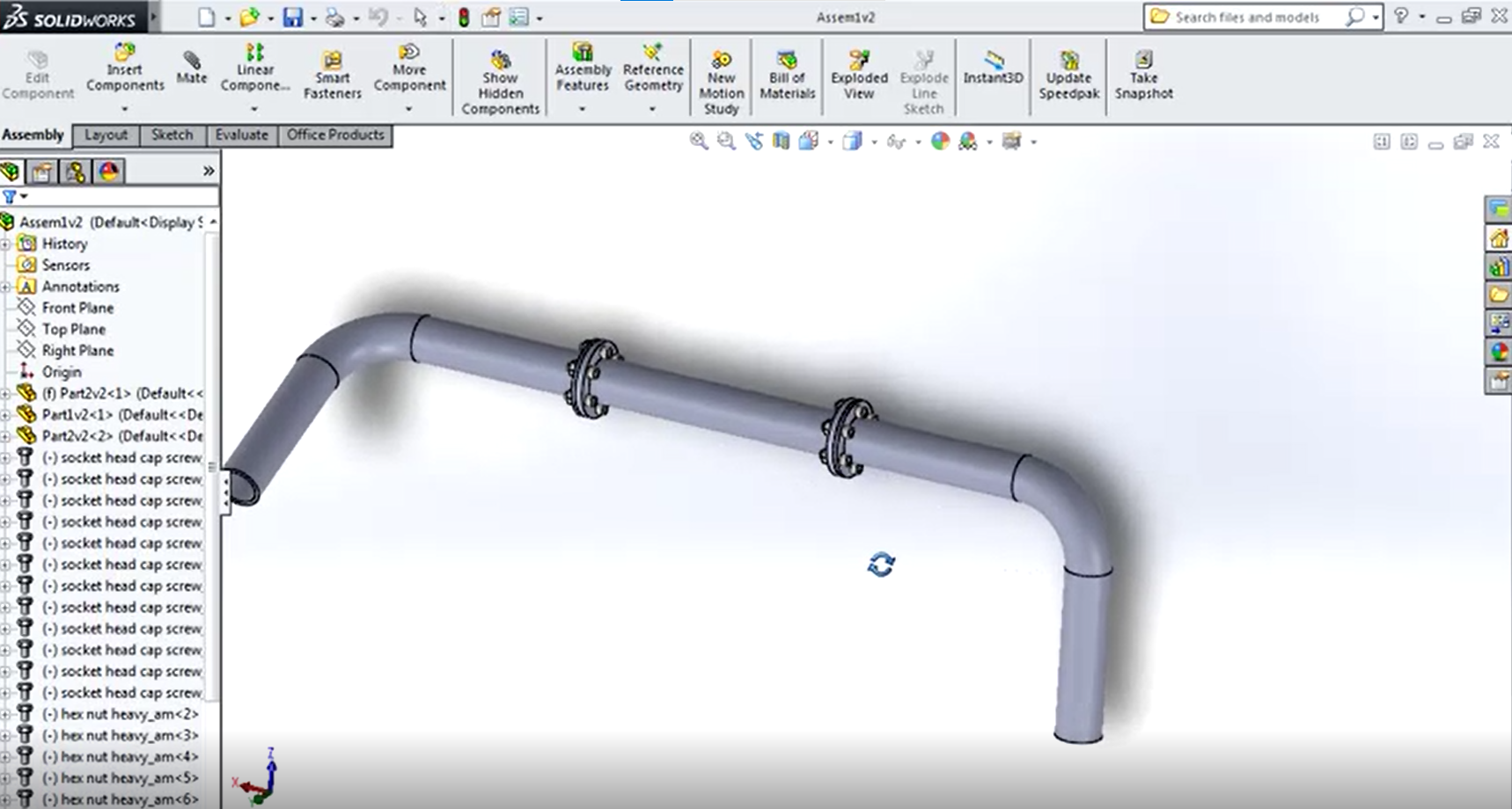 Solved BS SOLIDWORKS Assemin Search files and models 25 | Chegg.com