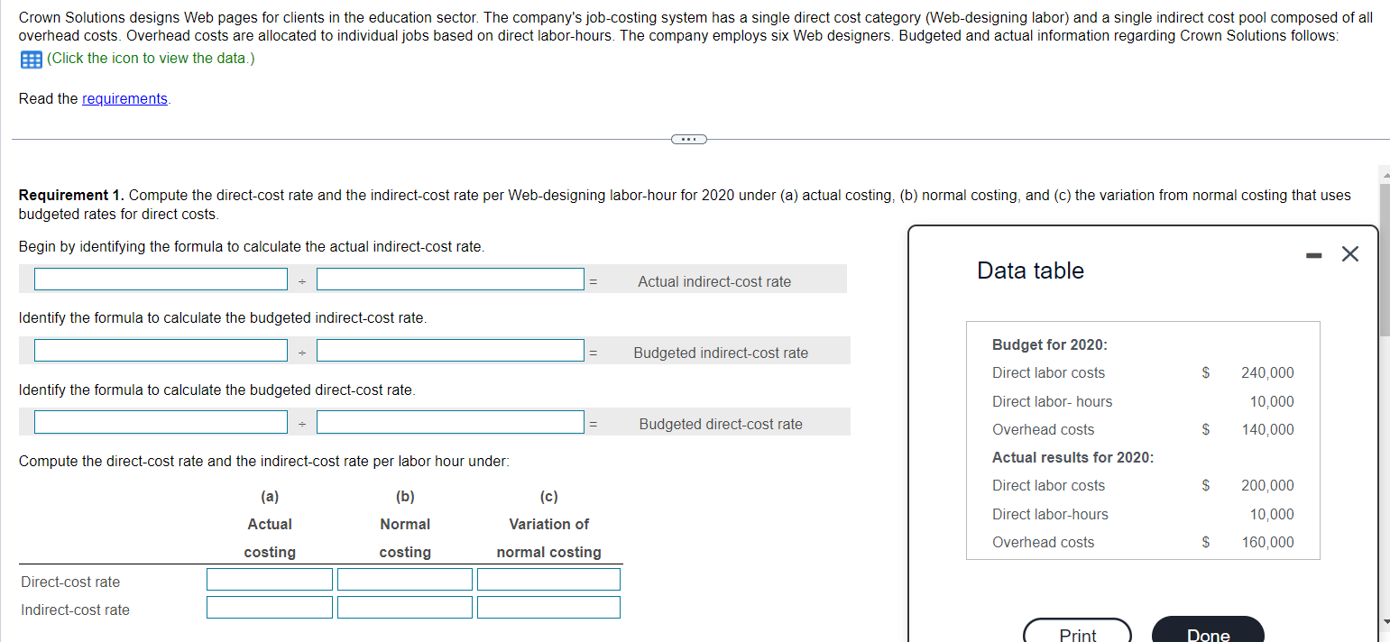 Solved (Click the icon to view the data.) Read the | Chegg.com