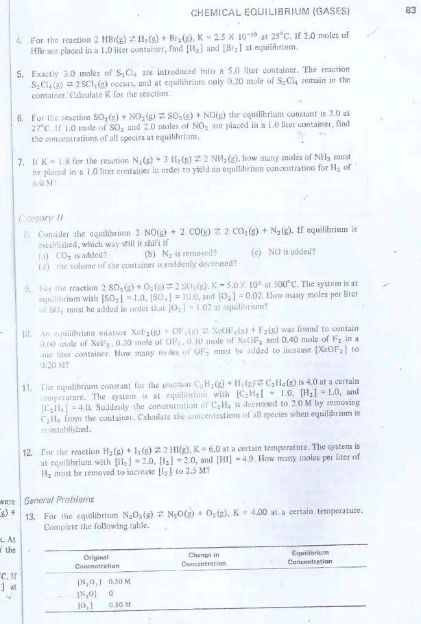 Solved 4. For the reaction 2HBr(g)⇄H2( g)+Br2( | Chegg.com