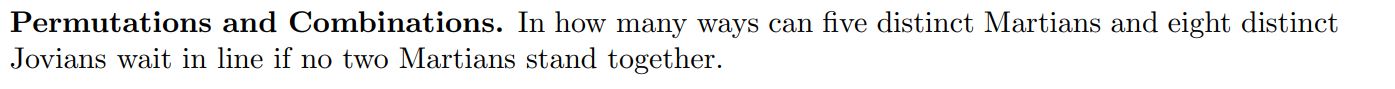 Solved Permutations and Combinations. In how many ways can | Chegg.com