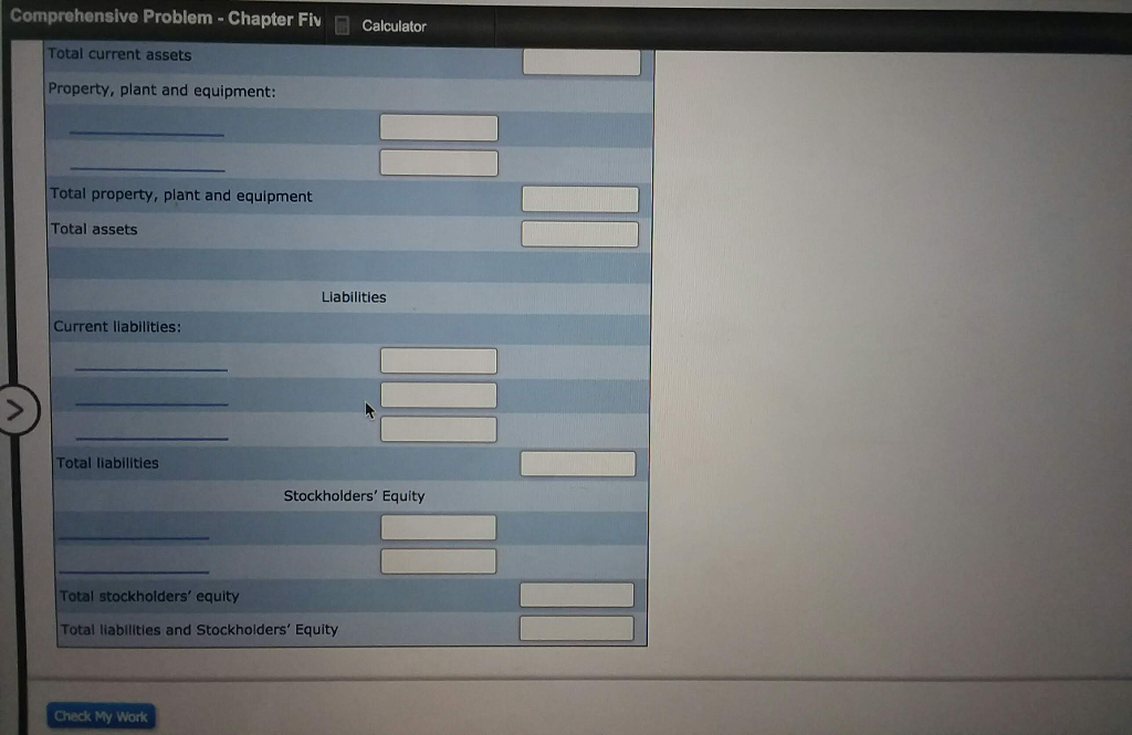 Solved Comprehensive Problem-Chapter FivCalculator | Chegg.com Solved Comprehensive Problem-Chapter FivCalculator | Chegg.com