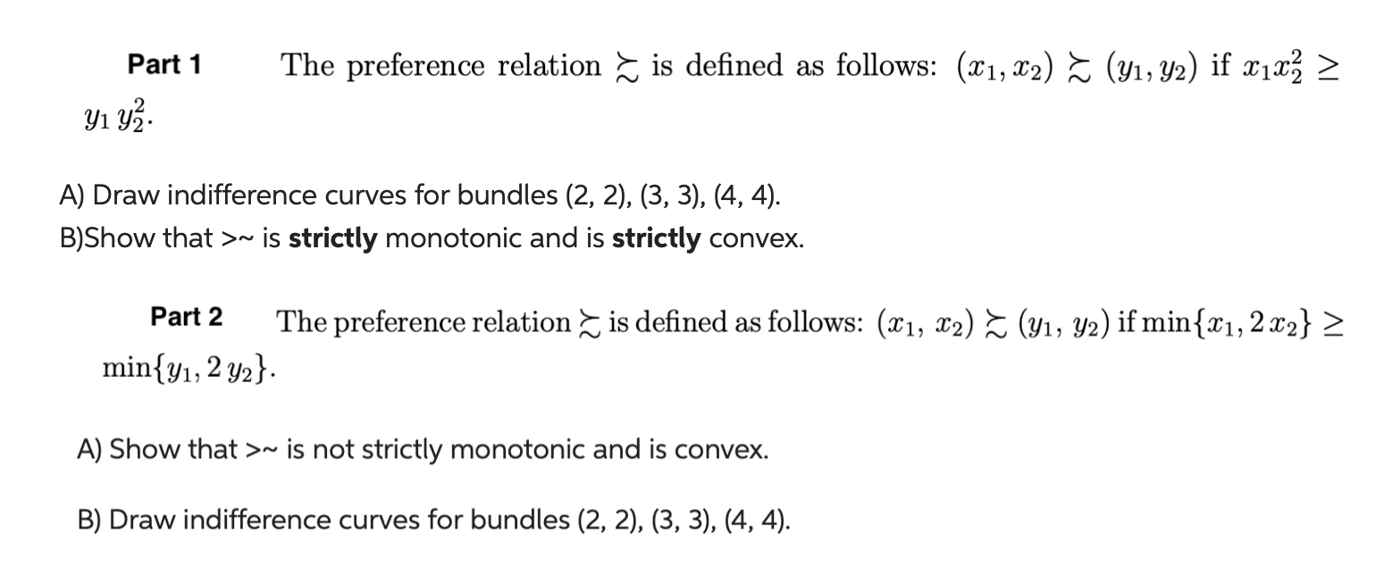 Solved Note: You can show the above properties (e.g., | Chegg.com