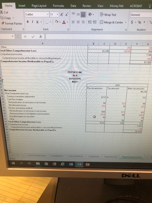 Solved insert Page Layout Formulas Data Review View ACROBAT | Chegg.com