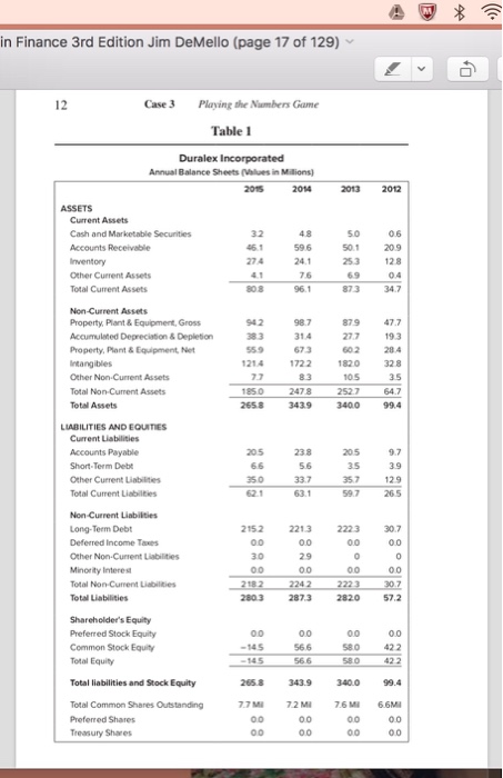 Solved Case 3 Playing the Numbers Game 15 Table 4 APEX | Chegg.com