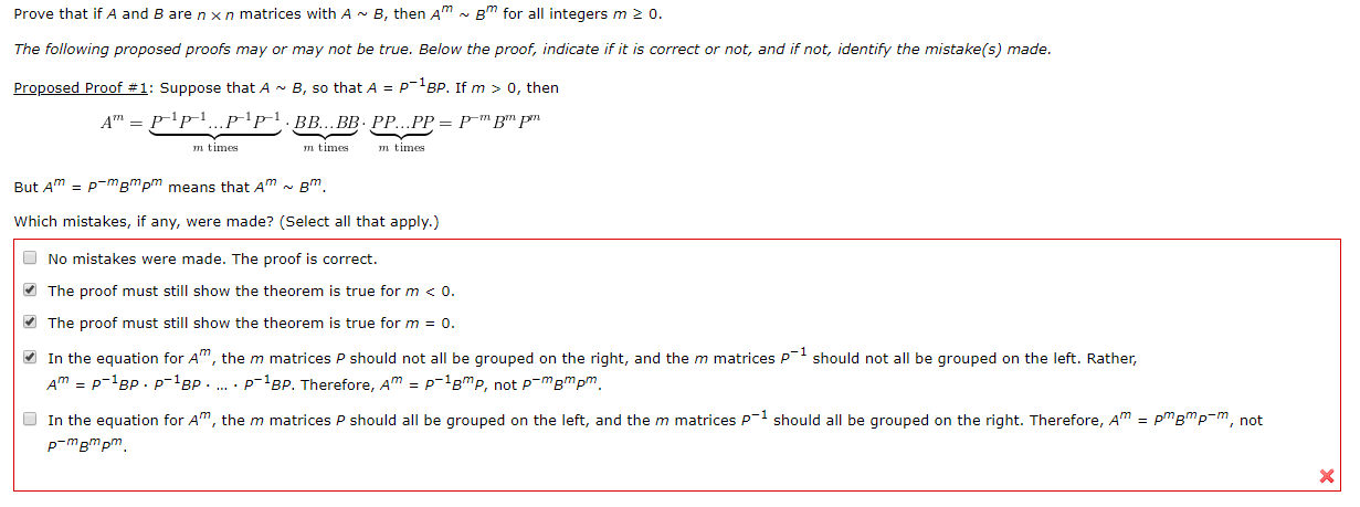Solved Prove that if A and B are nxn matrices with A ~ B, | Chegg.com