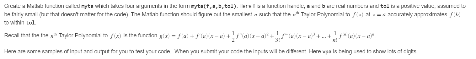 Solved This is for Matlab please nothing else, I will rate | Chegg.com