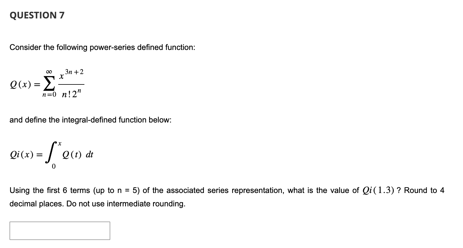 Solved Consider the following power-series defined function: | Chegg.com