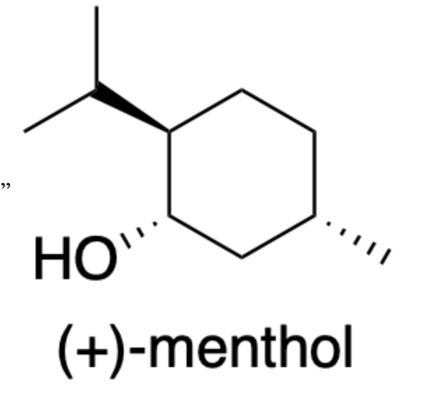 Solved Menthol is an important compound in the medicinal and | Chegg.com