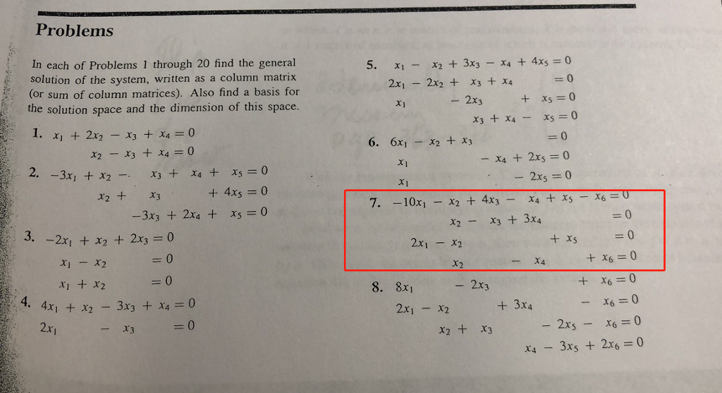 Solved Problems In each of Problems 1 through 20 find the | Chegg.com