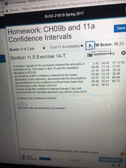 Solved Do Homework Robert Simmons Google Chrome Secure | Chegg.com