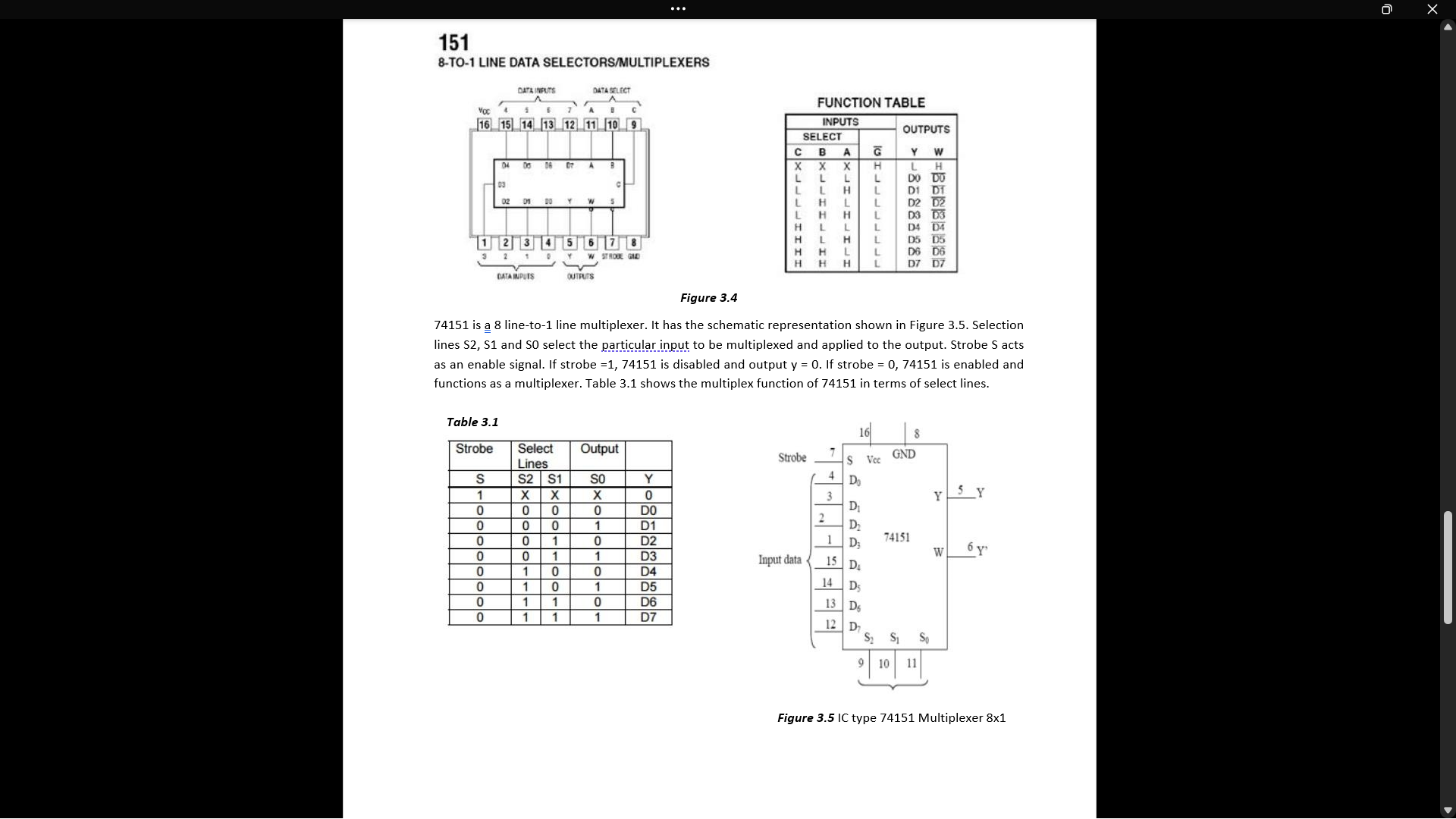 Solved 151 8-TO-1 LINE DATA SELECTORS/MULTIPLEXERS Figure | Chegg.com