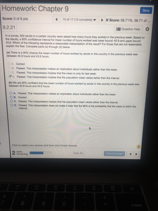 Solved Homework Chapter 9 Save Score 0 Of 6 Pts 15 Of 17
