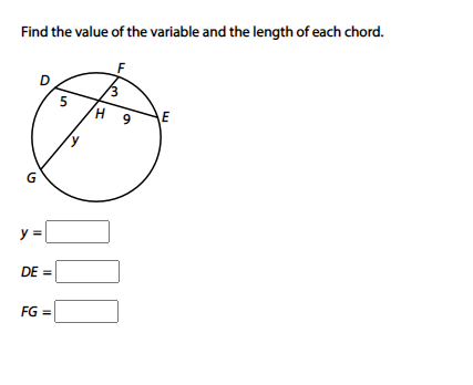 Solved Find the value of x and the length of each secant | Chegg.com