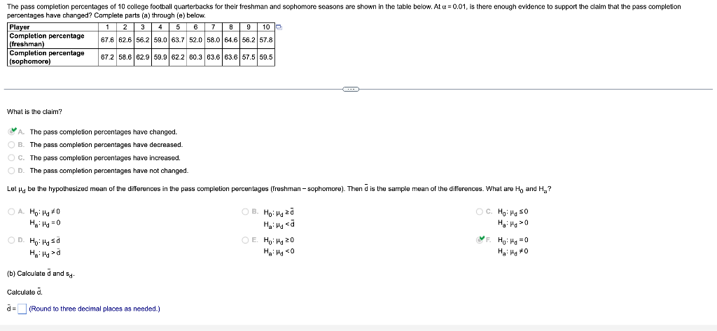 Solved I need the remaining questions from part B to E | Chegg.com