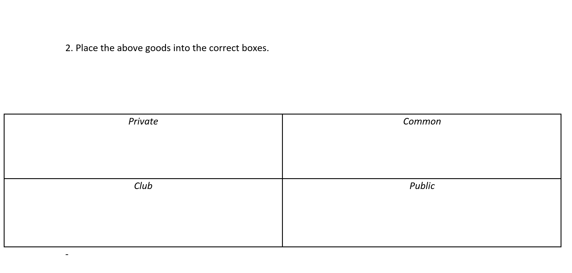 Solved Please select whether the goods below are non-rival | Chegg.com