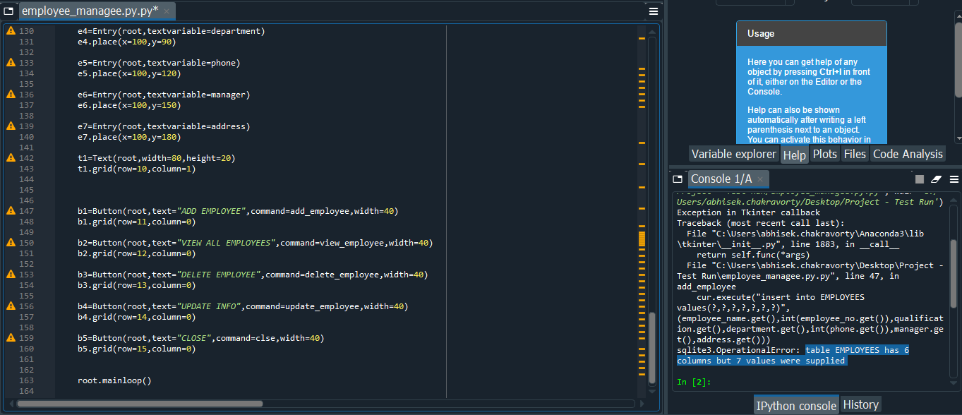 Solved Hello I have a python code error that need guidance. | Chegg.com