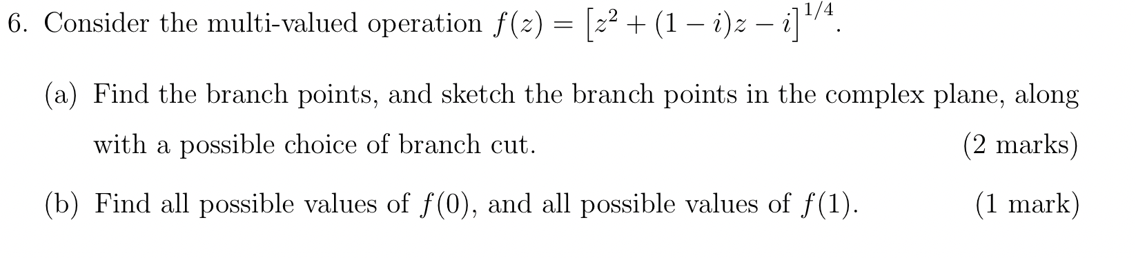 Consider the multi-valued operation | Chegg.com
