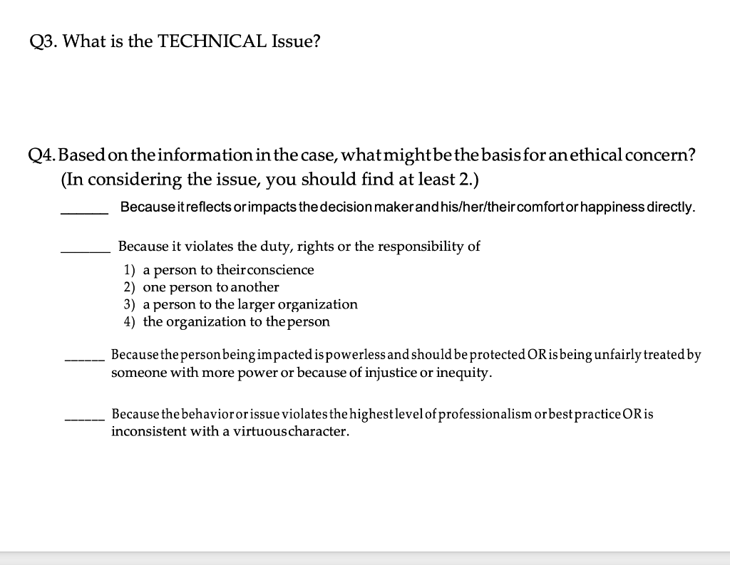 Solved Moving to Action: The Baird Method THE CASE OF THE | Chegg.com