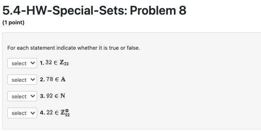 Solved For each statement indicate whether it is true or | Chegg.com