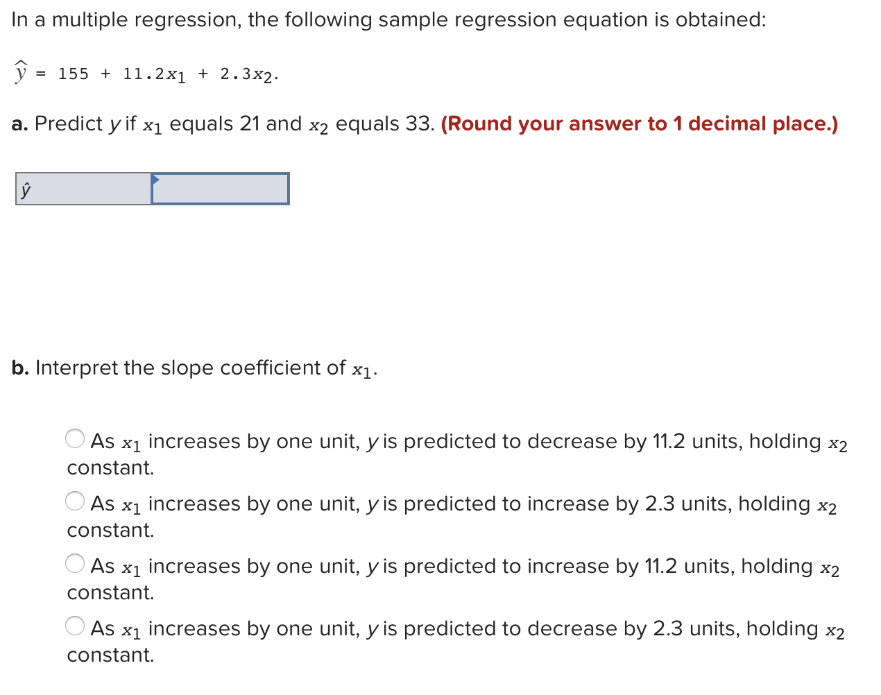 Solved In a multiple regression, the following sample | Chegg.com