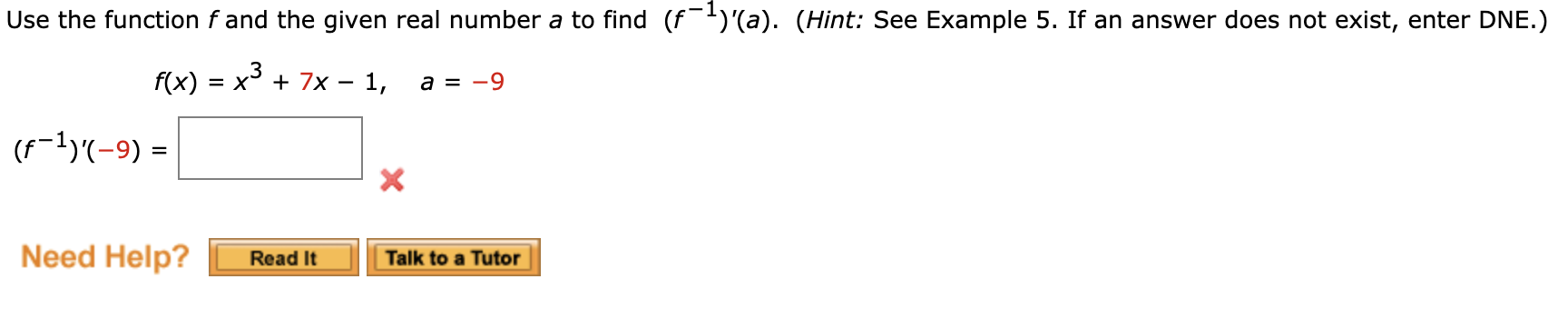 Solved Use the function f and the given real number a to | Chegg.com