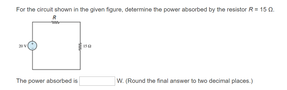 Solved: For The Circuit Shown In The Given Figure, Determi... | Chegg.com