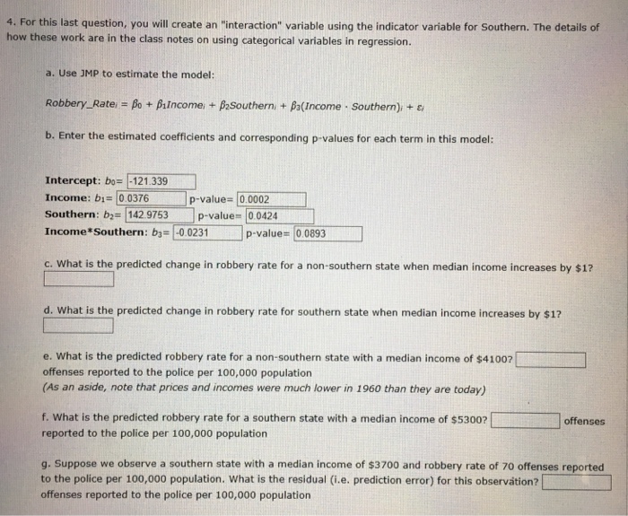 Solved 4. For this last question, you will create an | Chegg.com