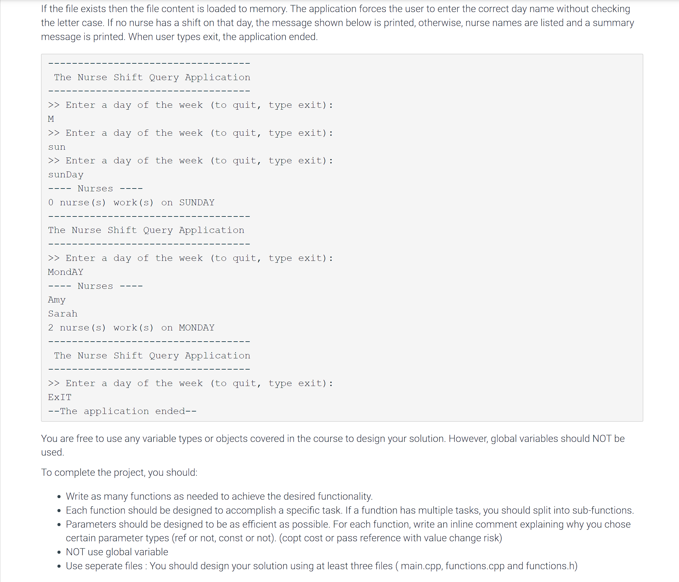 Solved The purpose of this project is to design and | Chegg.com