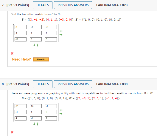 Solved Consider the following. | Chegg.com