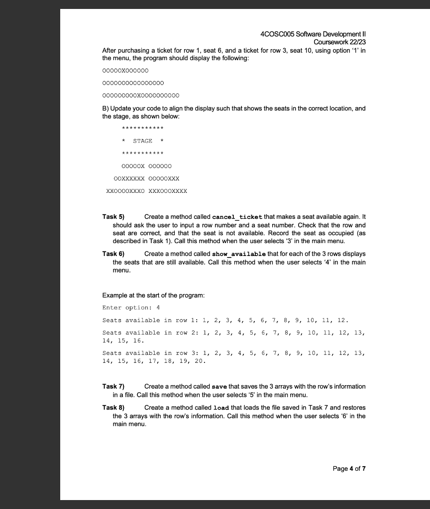 Solved General notes - Use inbuilt methods when possible. - | Chegg.com Solved General notes - Use inbuilt methods when possible. - | Chegg.com