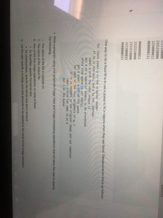 Problem 8b : Image processing library In this | Chegg.com
