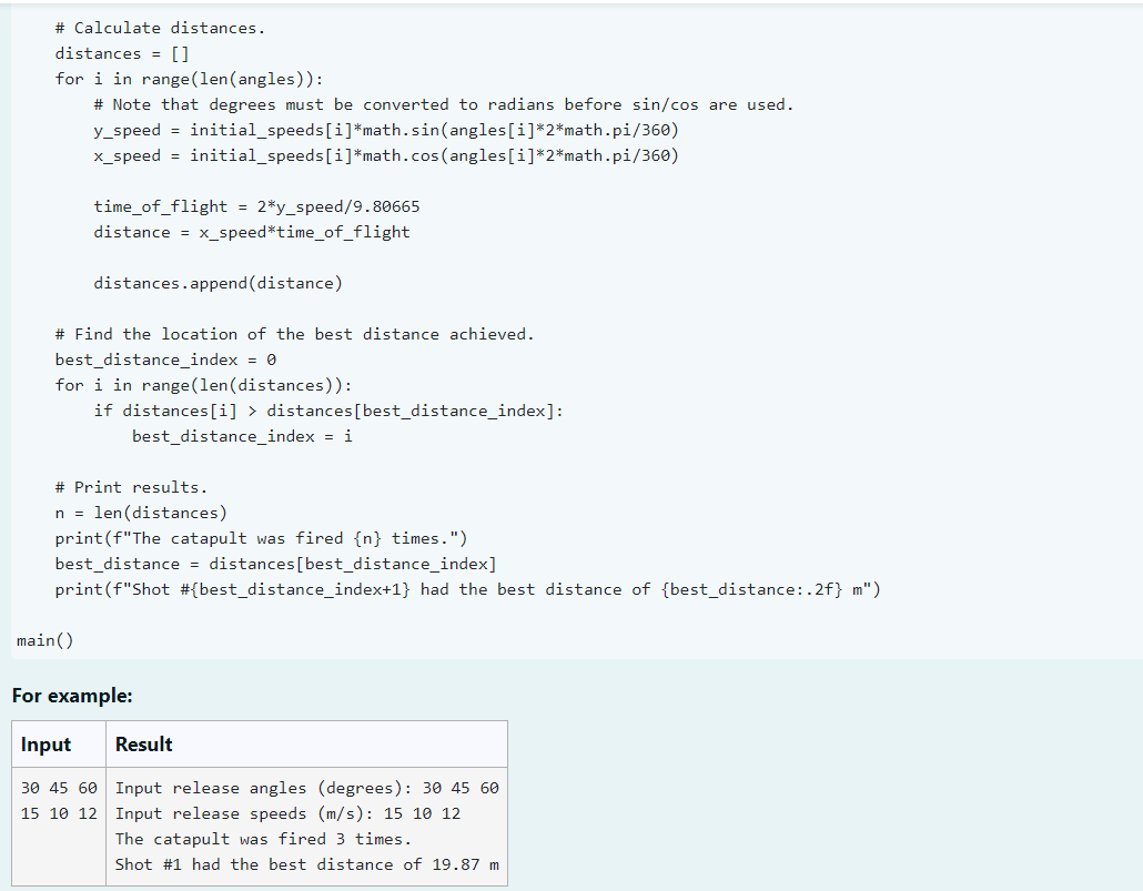 Solved The following program is used for calculating the | Chegg.com