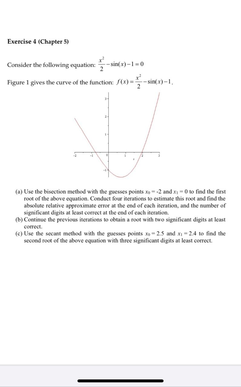 Solved Exercise 4 (Chapter 5) Consider the following | Chegg.com