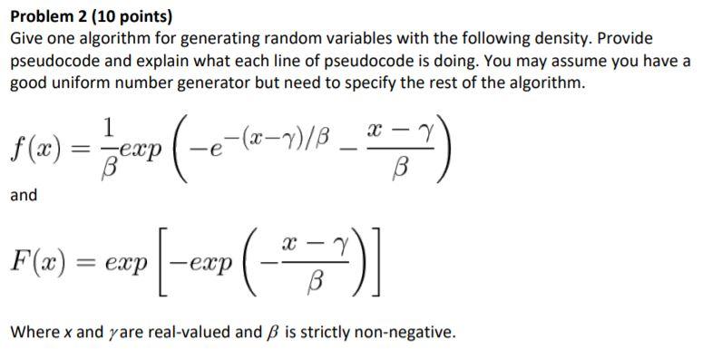 Solved Problem 2 10 Points Give One Algorithm For 5439
