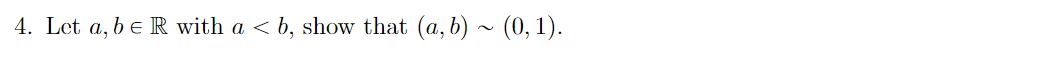 Solved 4. Let a,b∈R with a | Chegg.com