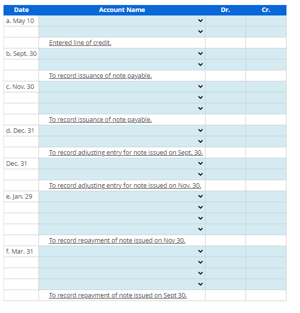 Solved Recording Entries for Short-term Notes Payable | Chegg.com