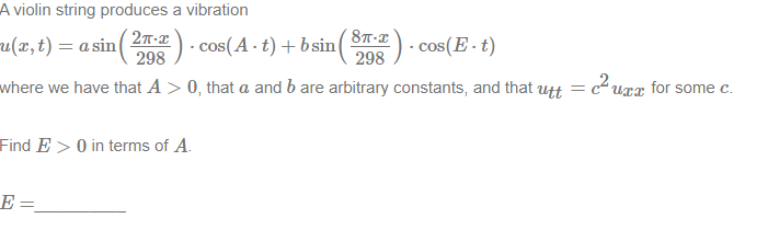Solved A violin string produces a vibration | Chegg.com