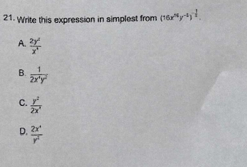 Solved Write this expression in simplest from | Chegg.com
