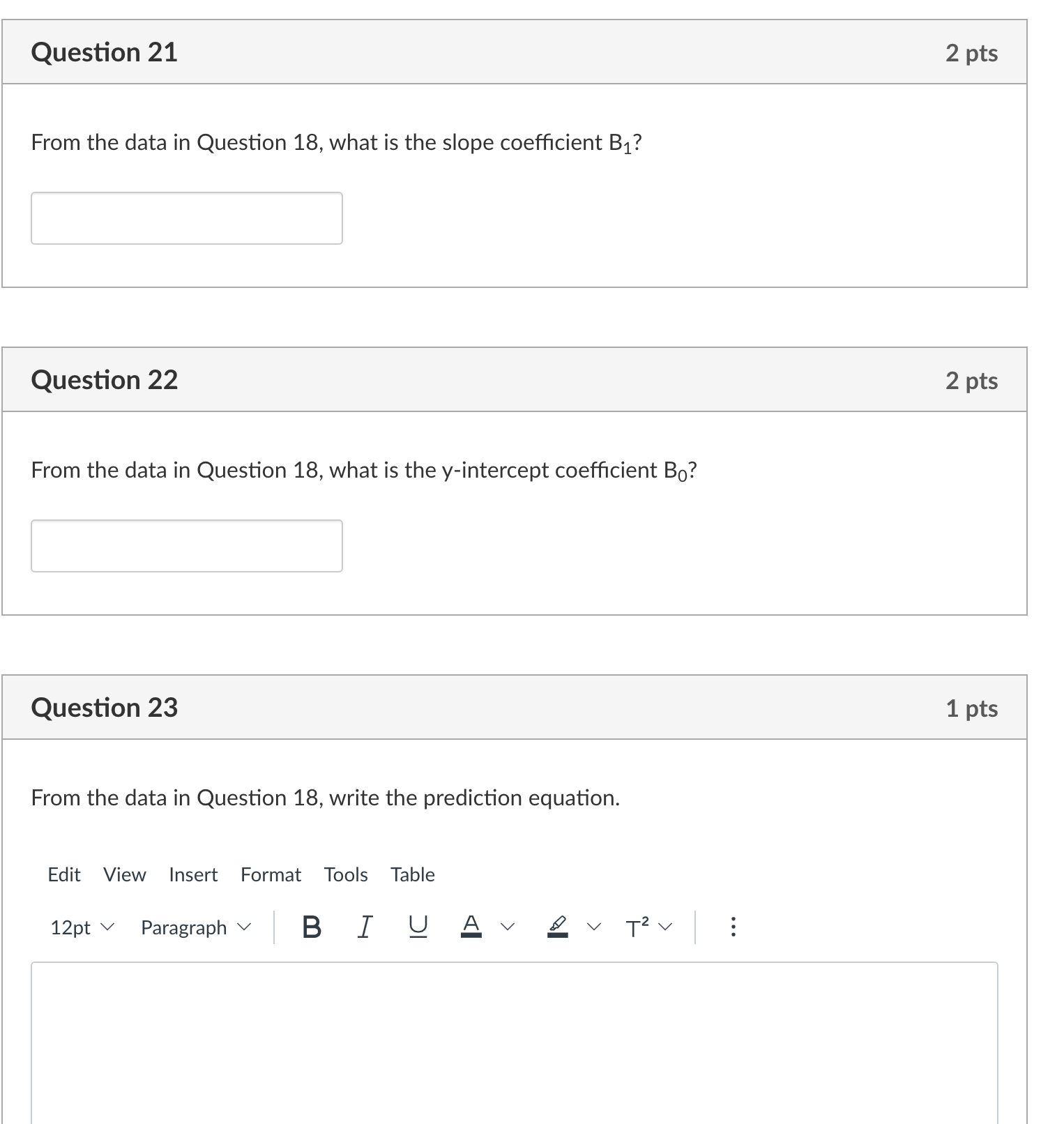 Solved Suppose you collect the following data: What is the | Chegg.com