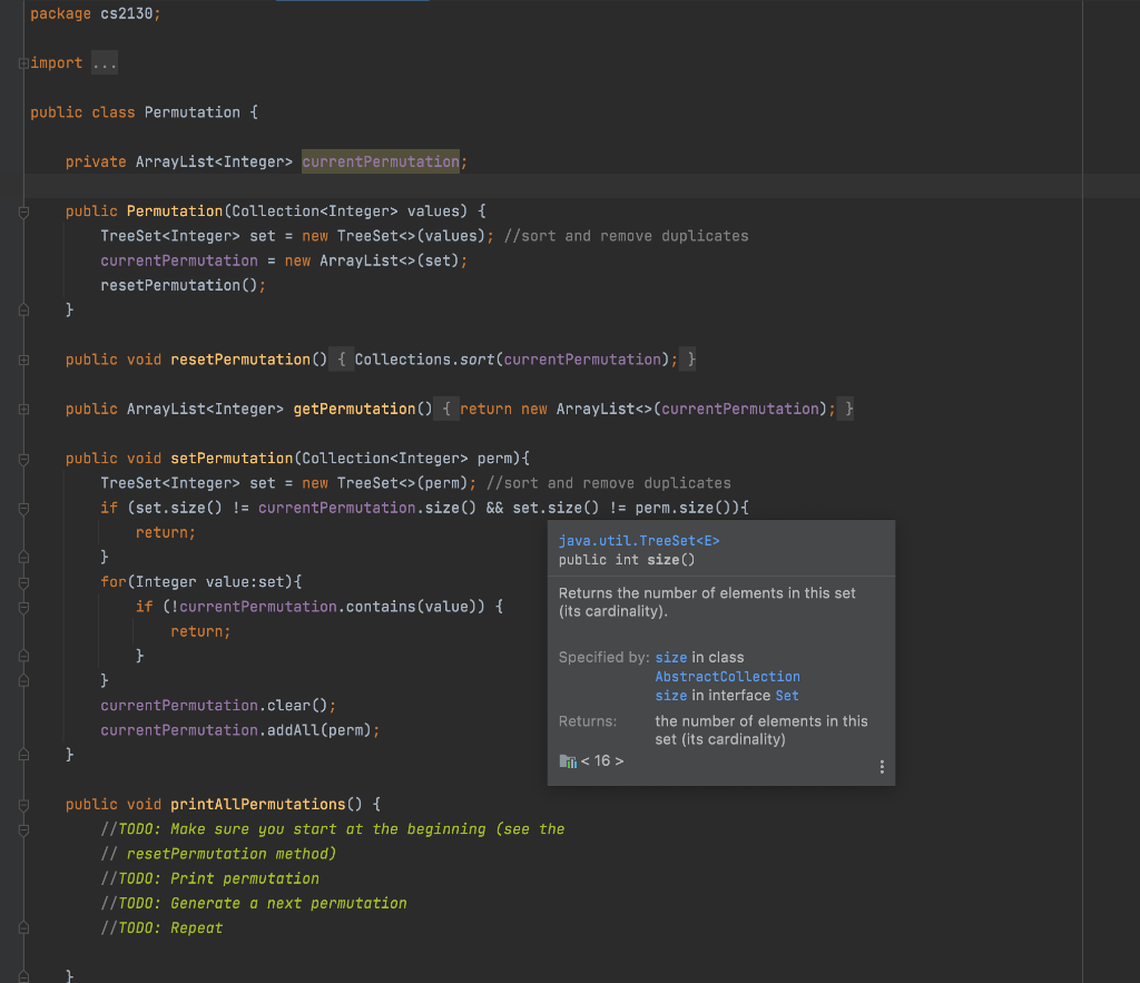 Solved package cs2130; import ... public class | Chegg.com