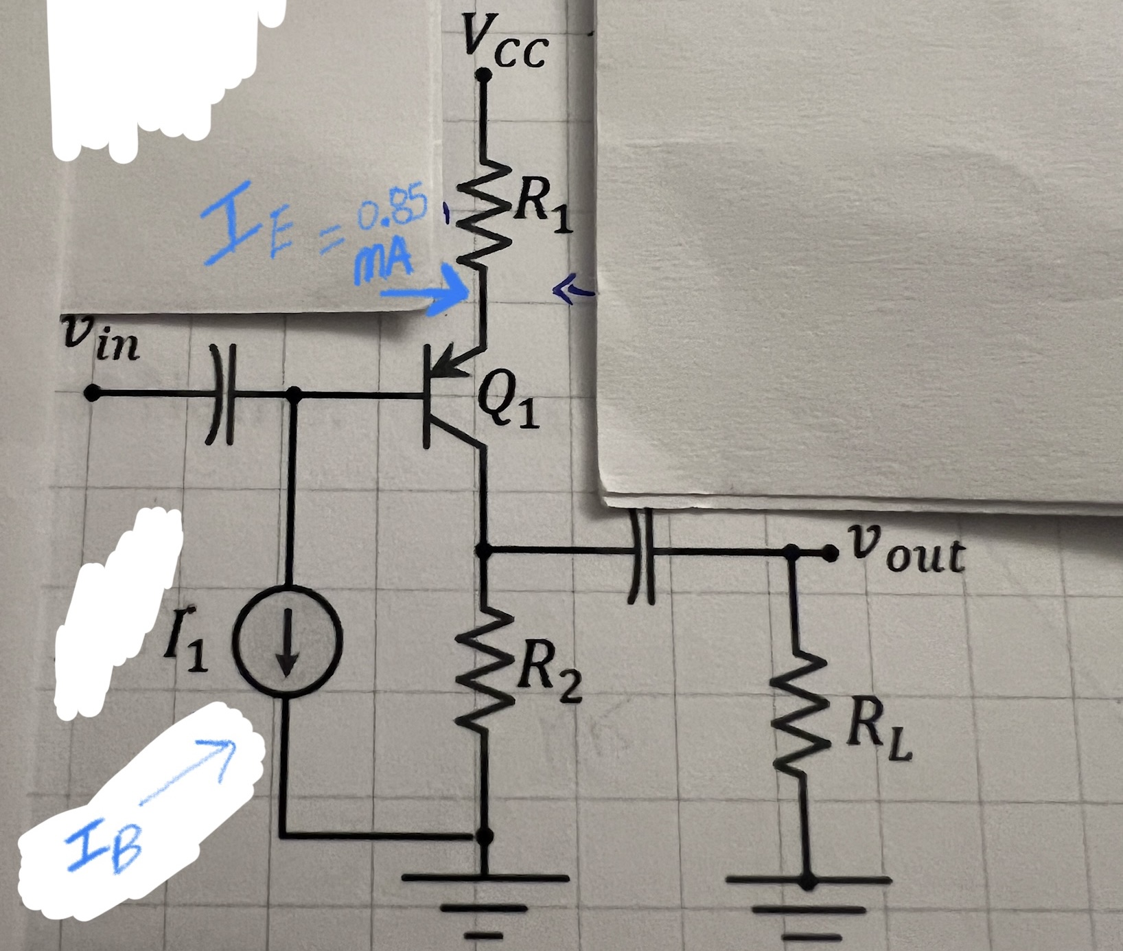 Solved For this problem assume that the transistor has | Chegg.com