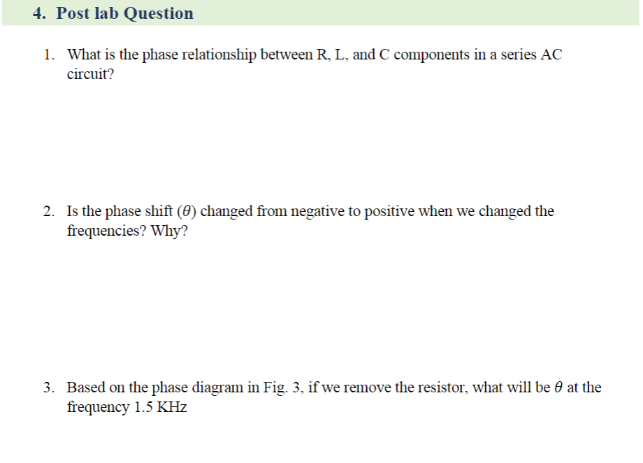 Solved 1. Build, connect the circuit shown in Fig above | Chegg.com