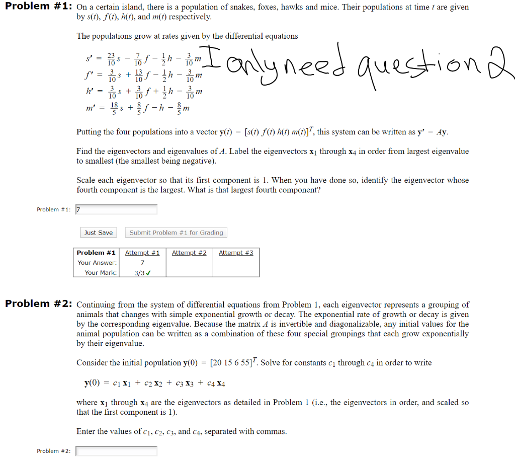 Solved Problem #1: On a certain island, there is a | Chegg.com